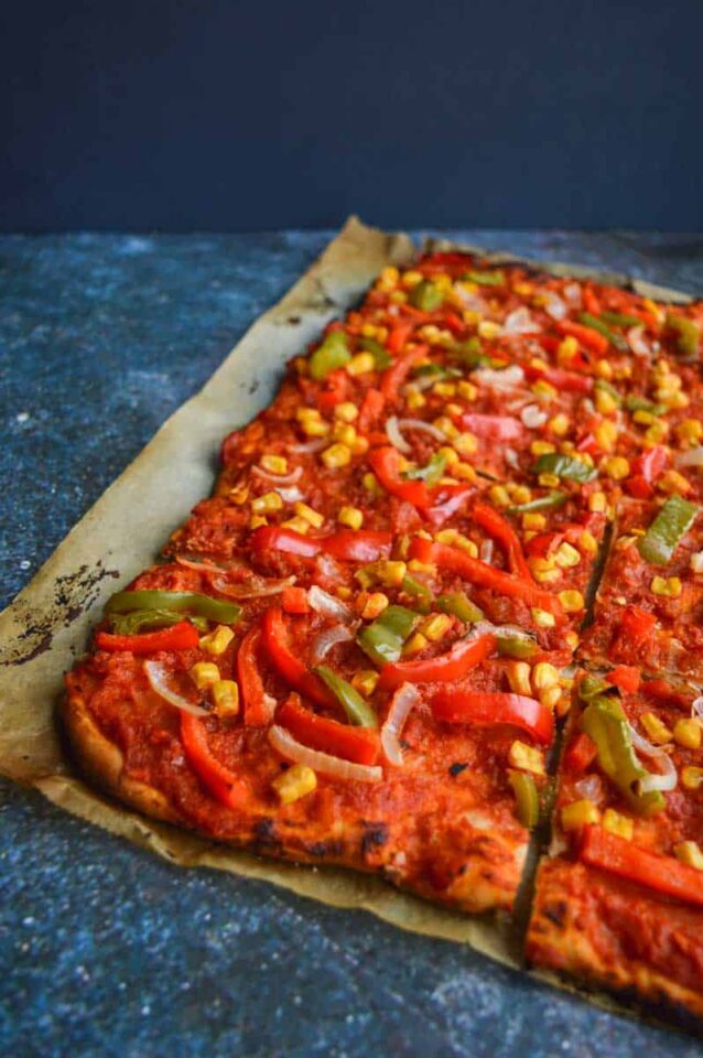 Best Spicy Pizza Recipe - The Fiery Vegetarian