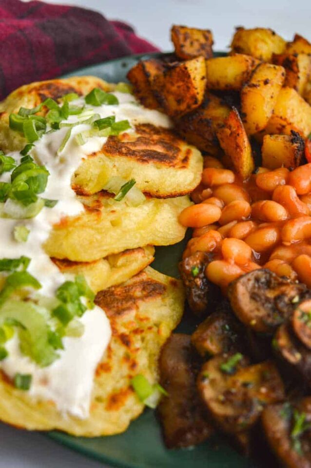 Easy Vegan Boxty (Irish Potato Pancakes) - The Fiery Vegetarian