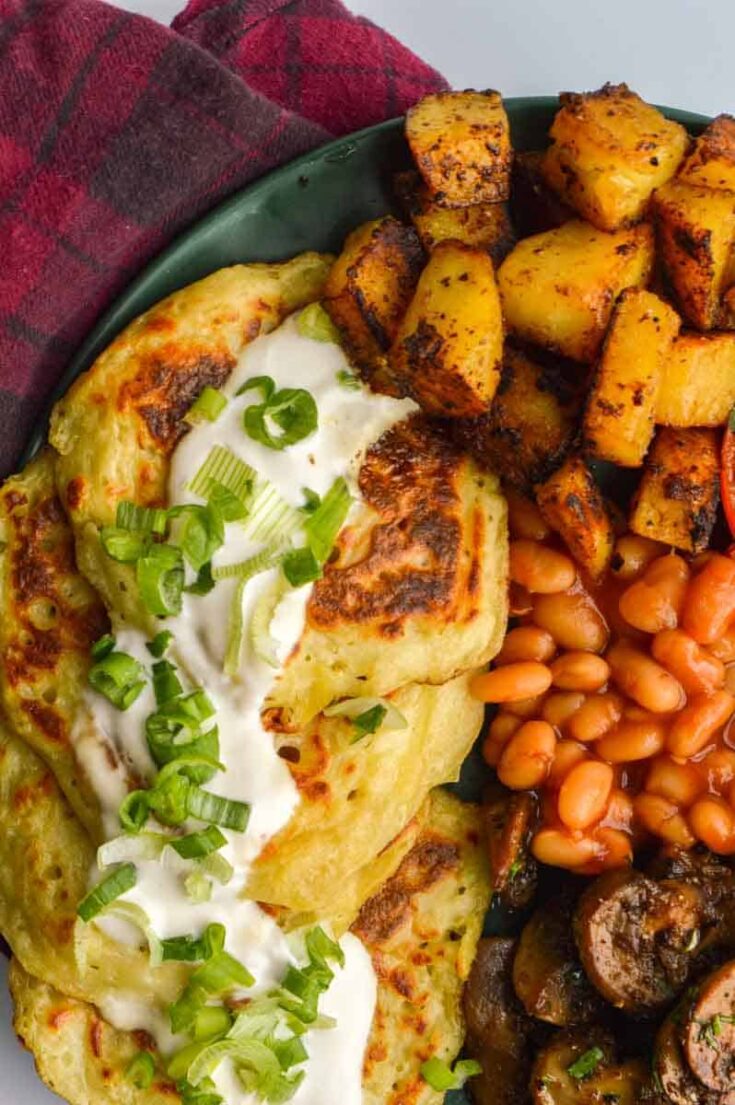 Easy Vegan Boxty (Irish Potato Pancakes) - The Fiery Vegetarian
