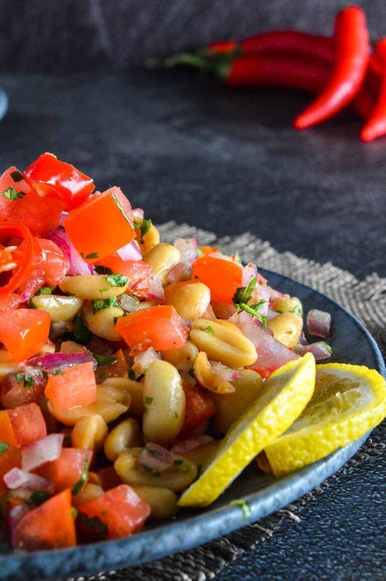 Quick Peanut Chaat (Spicy Indian Peanuts) - The Fiery Vegetarian