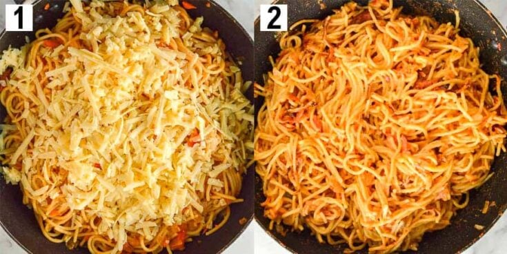 Easy Fried Spaghetti Recipe - The Fiery Vegetarian