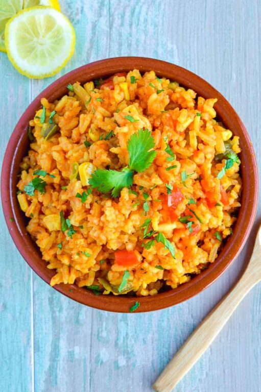 The Best Vegan Mexican Rice - The Fiery Vegetarian