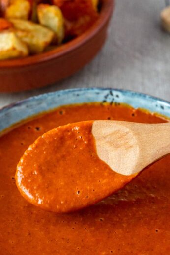 Easy Salsa Brava Recipe - The Fiery Vegetarian