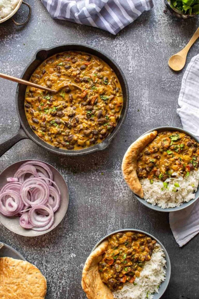 Creamy Black Bean Curry - The Fiery Vegetarian