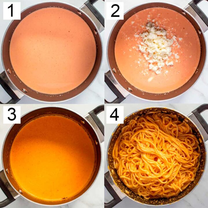 Creamy Sriracha Pasta (4 ingredients 15 minutes!) - The Fiery Vegetarian