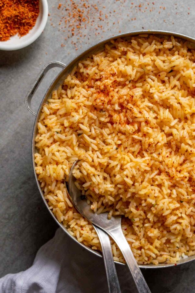 Tasty Tajín Rice Recipe - The Fiery Vegetarian