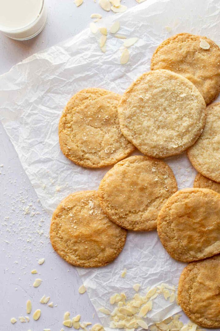 Easy Marzipan Cookies - The Fiery Vegetarian