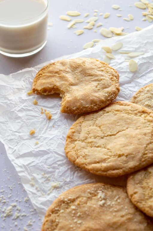 Easy Marzipan Cookies - The Fiery Vegetarian