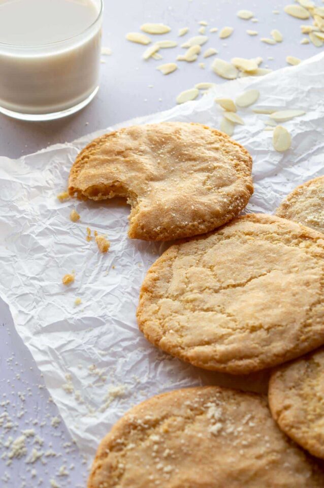 Easy Marzipan Cookies - The Fiery Vegetarian