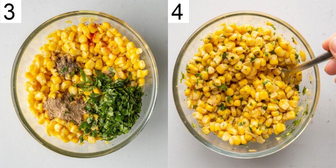 3-Minute Masala Corn - The Fiery Vegetarian