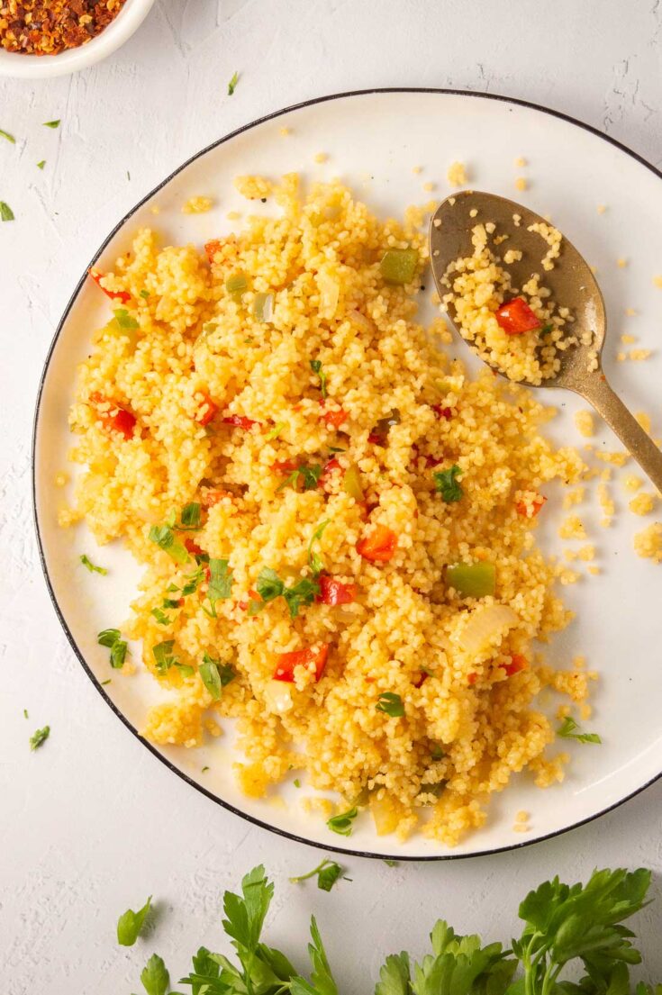 Easy Instant Pot Couscous - The Fiery Vegetarian