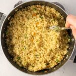 Easy Garlic Couscous - The Fiery Vegetarian