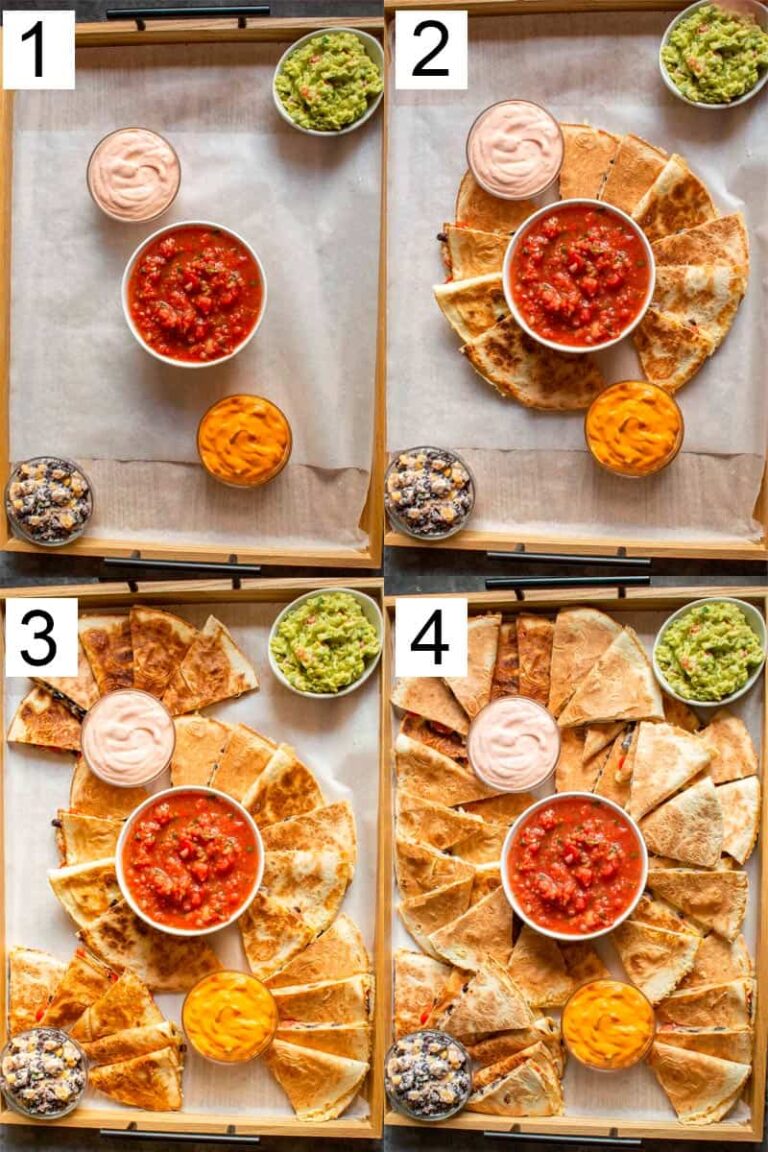 Epic Quesadilla Platter (and how to style it) - The Fiery Vegetarian