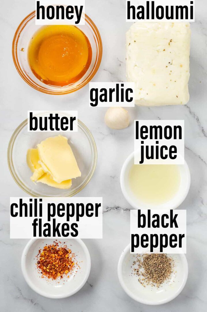 Easy Honey Halloumi - The Fiery Vegetarian