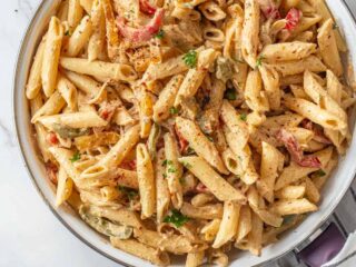 Easy Vegetarian Rasta Pasta - The Fiery Vegetarian