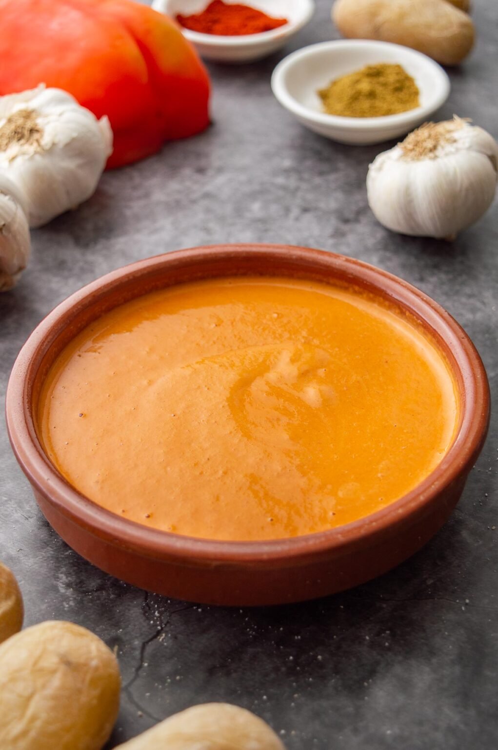 Mojo Rojo (Quick Canarian Red Sauce) - The Fiery Vegetarian