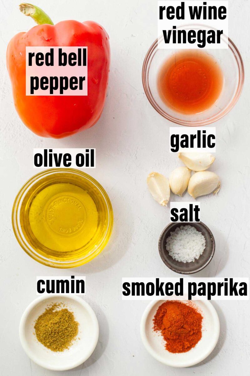 Mojo Rojo (Quick Canarian Red Sauce) - The Fiery Vegetarian