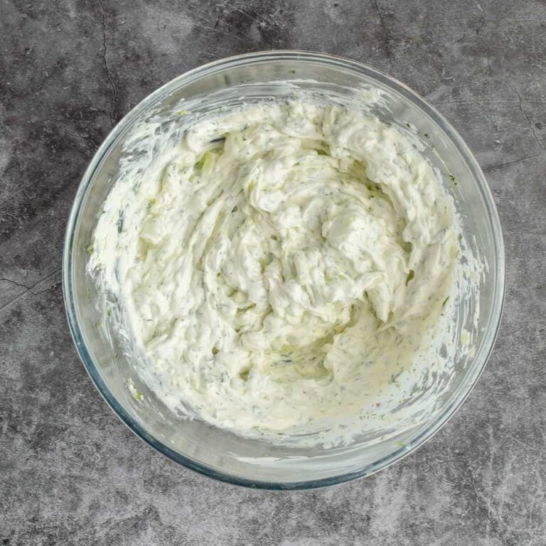 Easy Dill Labneh with Cucumber - The Fiery Vegetarian